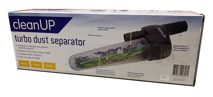 Clean Up Turbo Dust Separator Vacuum Attachment 32mm and 35mm - ABCD Clean