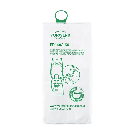 Vorwerk Kobold VK140 VK150 Bags 6pkt (Genuine) - ABCD Clean