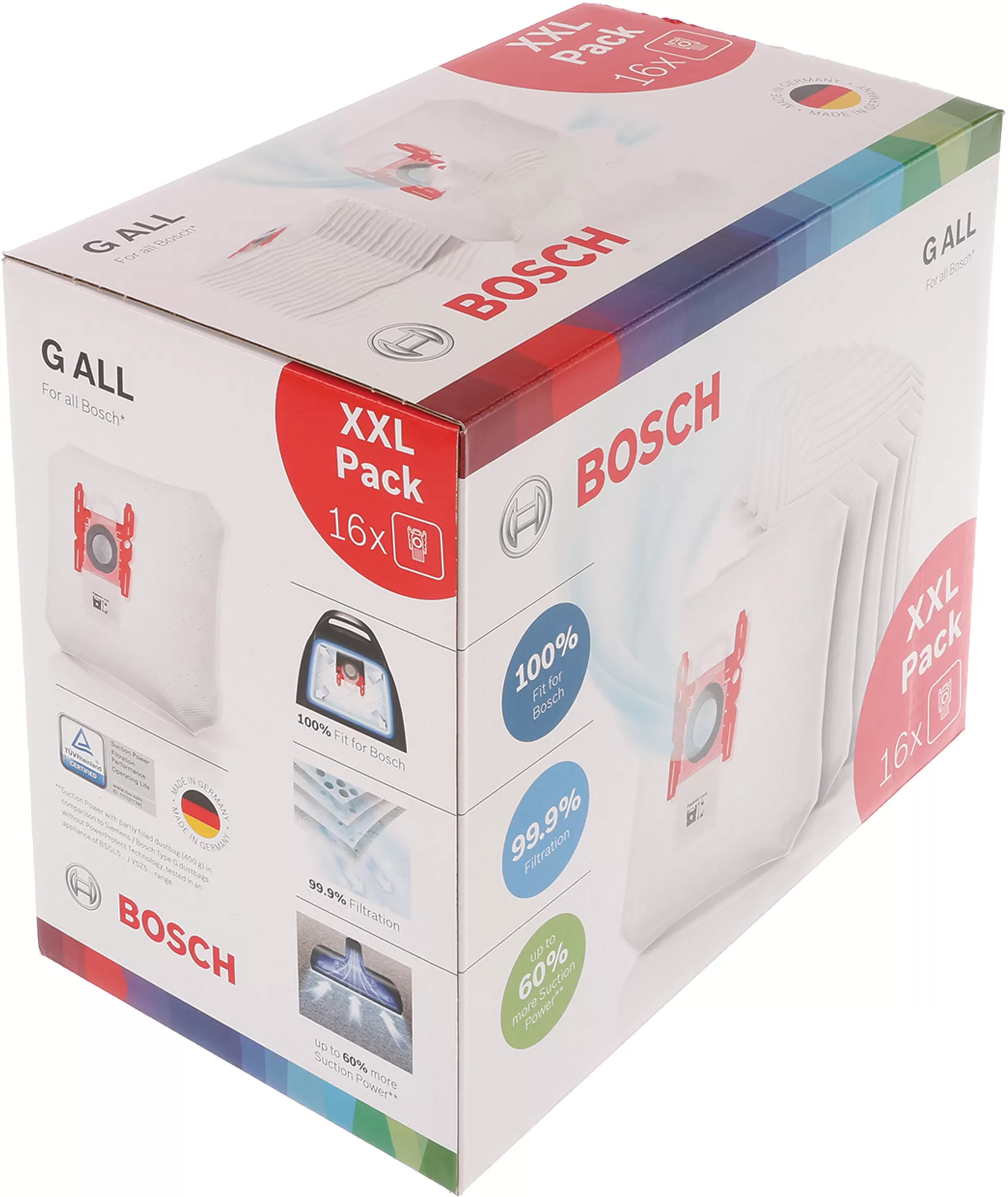 Bosch Vacuum cleaner Bag Type G ALL 16Pkt - ABCD Clean