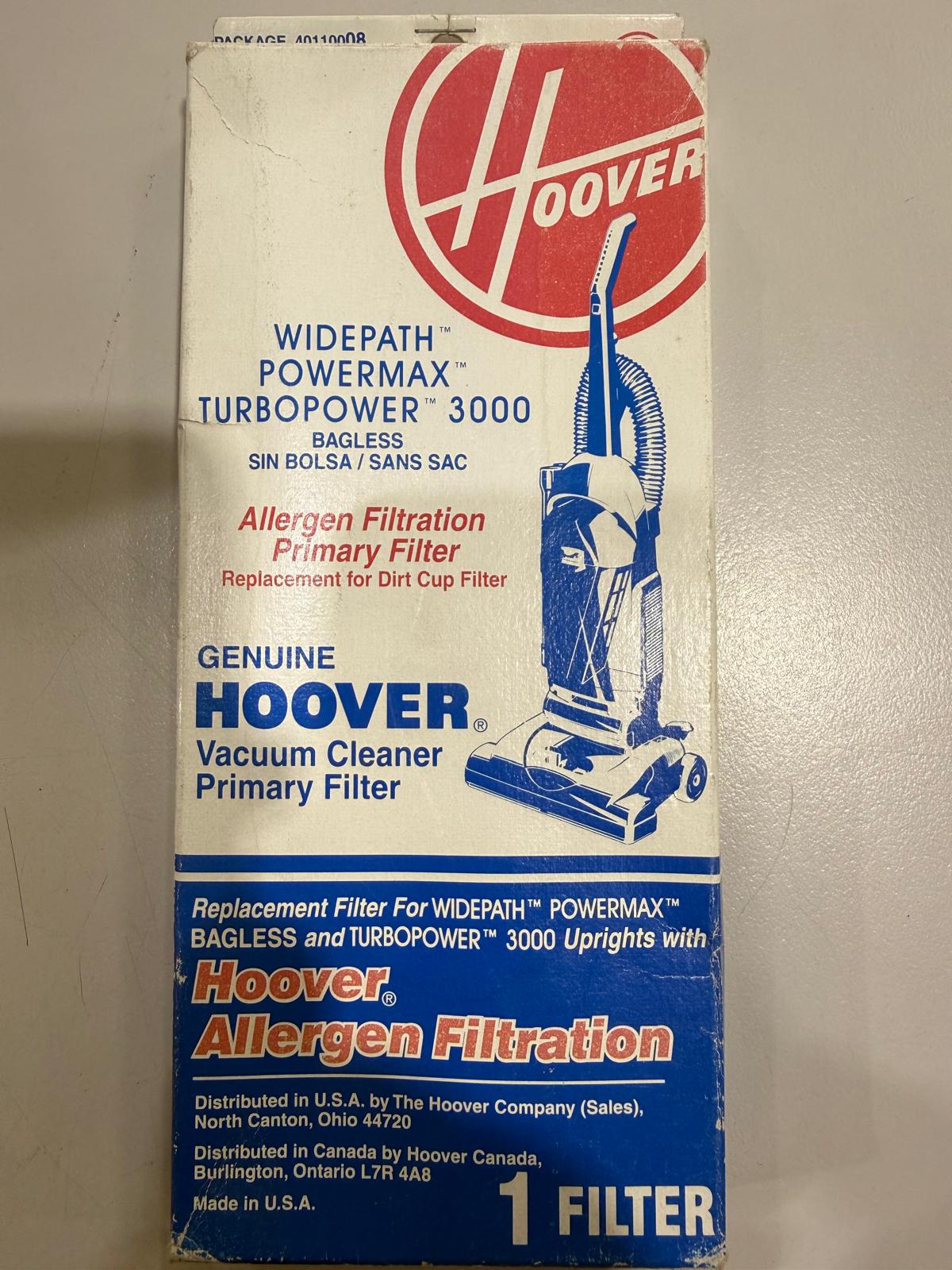 Filter For Hoover 3000 Uprights
